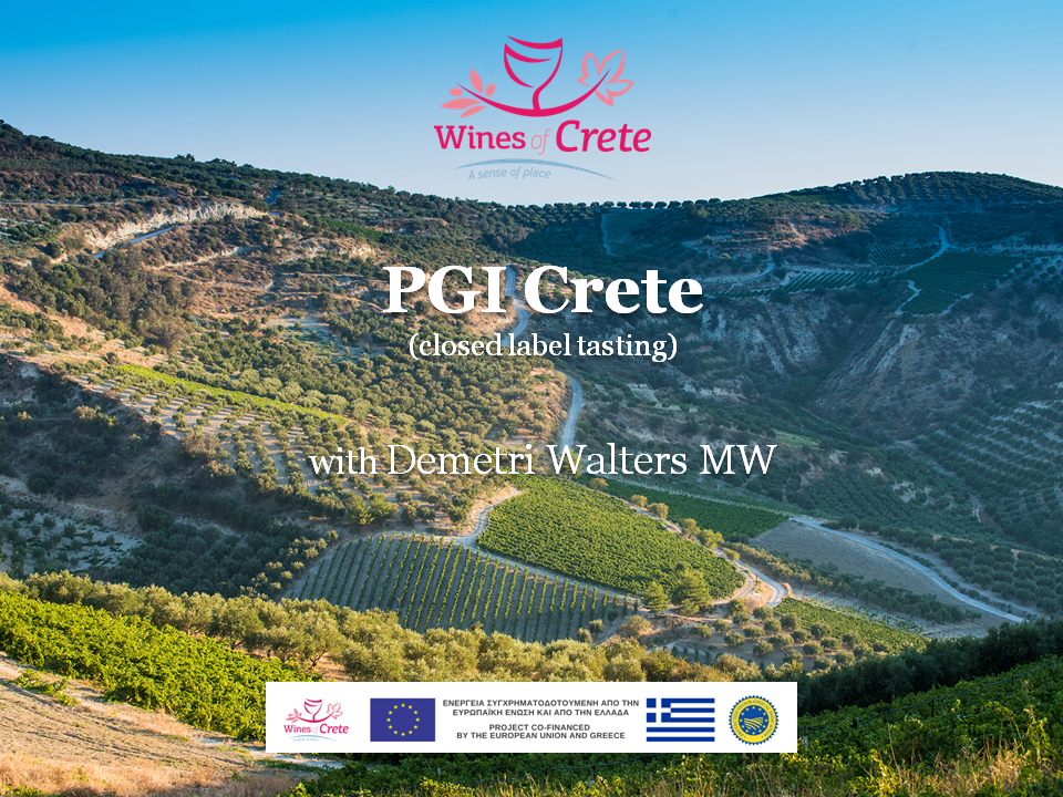 Masterclass on PGI Crete wines in the London Wine fair. Monday, May ...